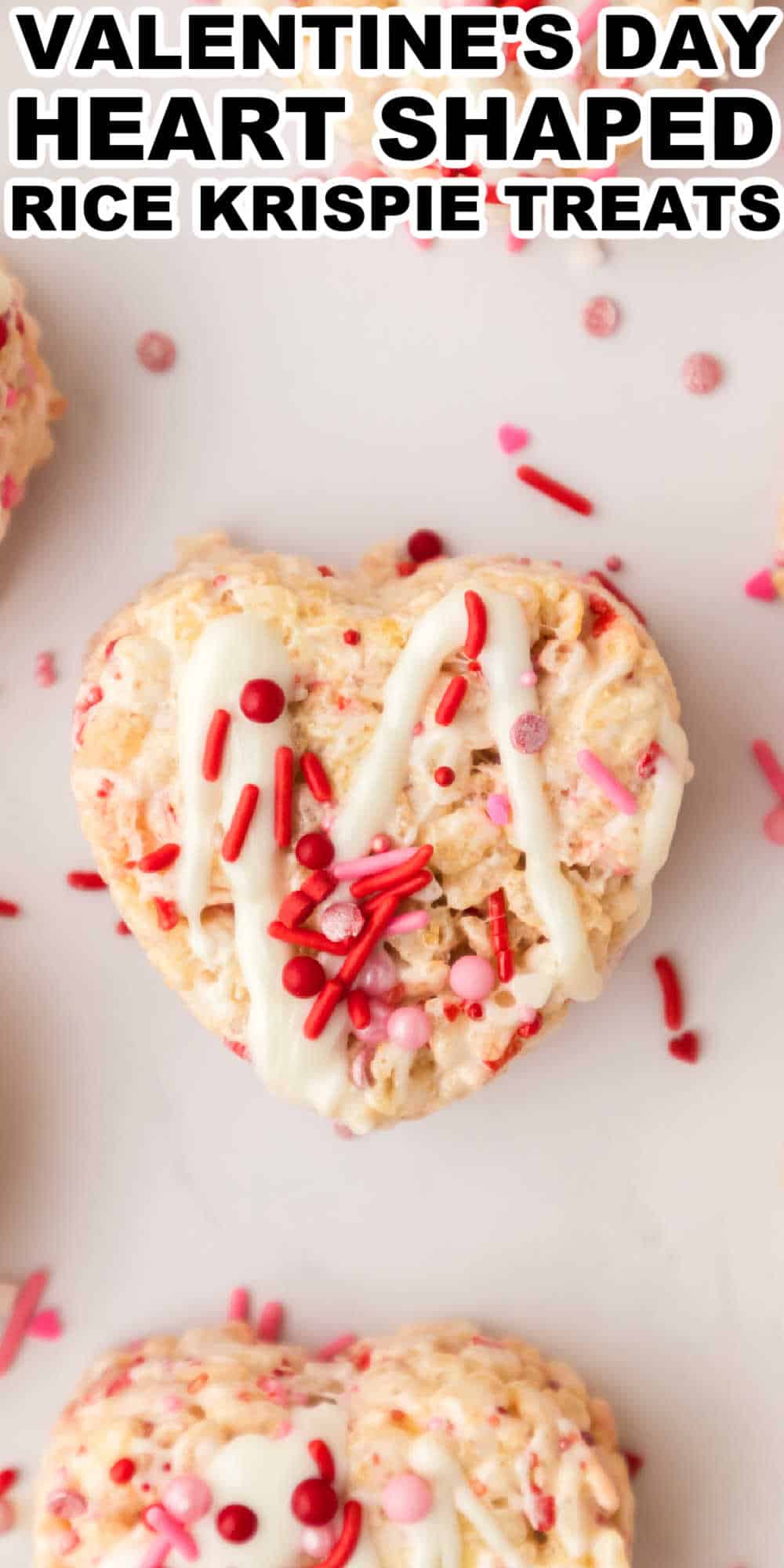 Heart Shaped Rice Krispie Treats • MidgetMomma