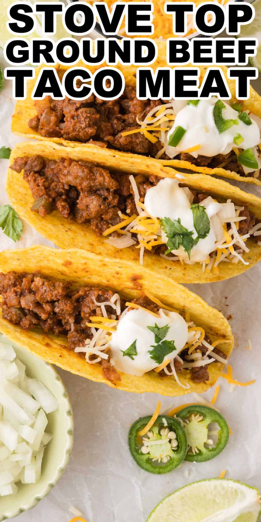 Stovetop Ground Beef Taco Meat Recipe • MidgetMomma