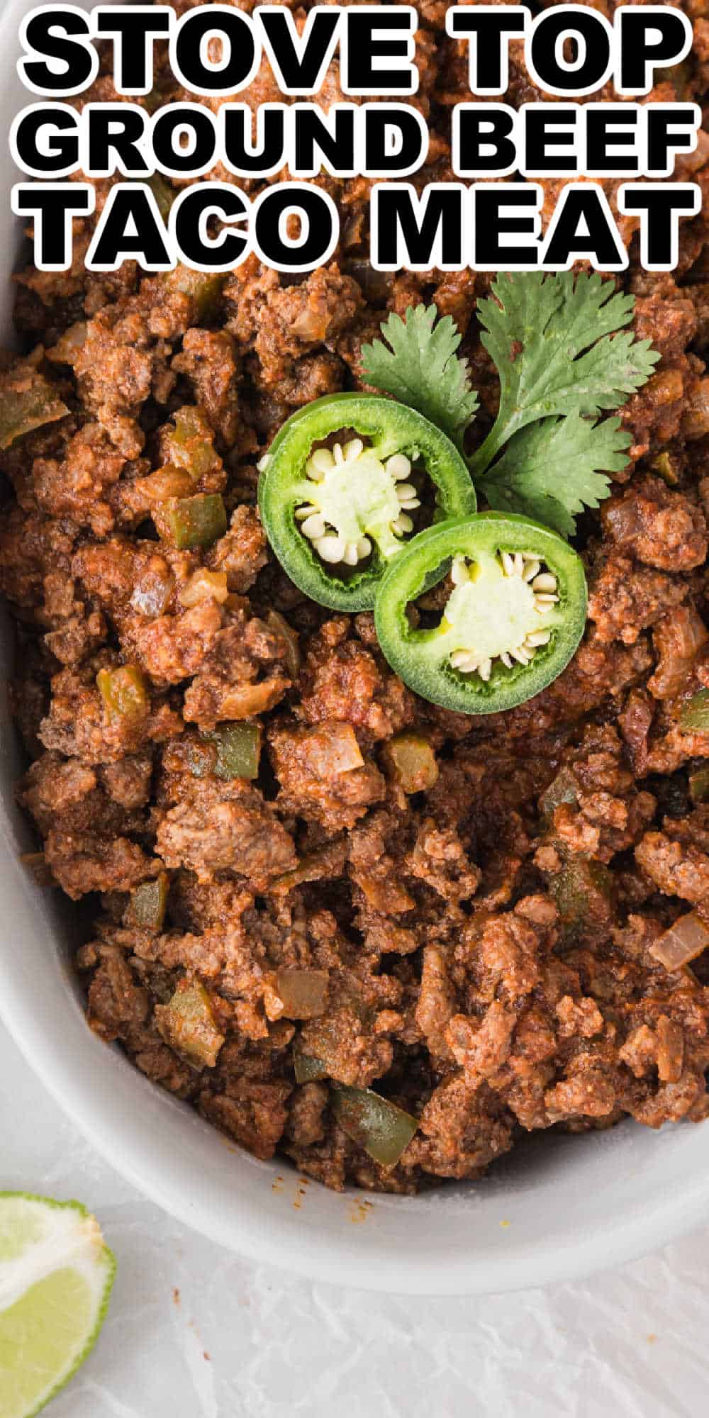 Stovetop Ground Beef Taco Meat Recipe • MidgetMomma
