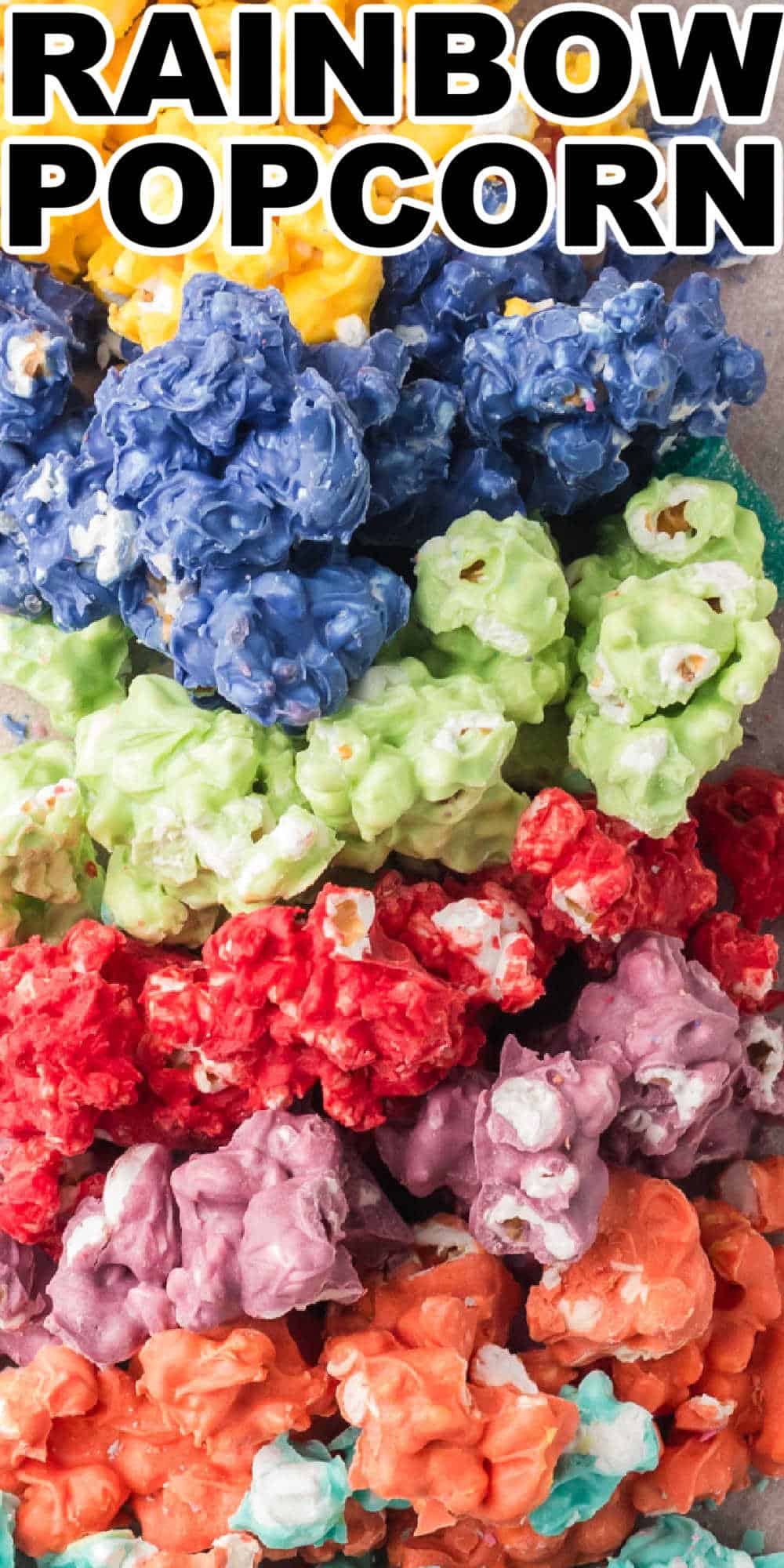 Rainbow Popcorn Recipe • MidgetMomma