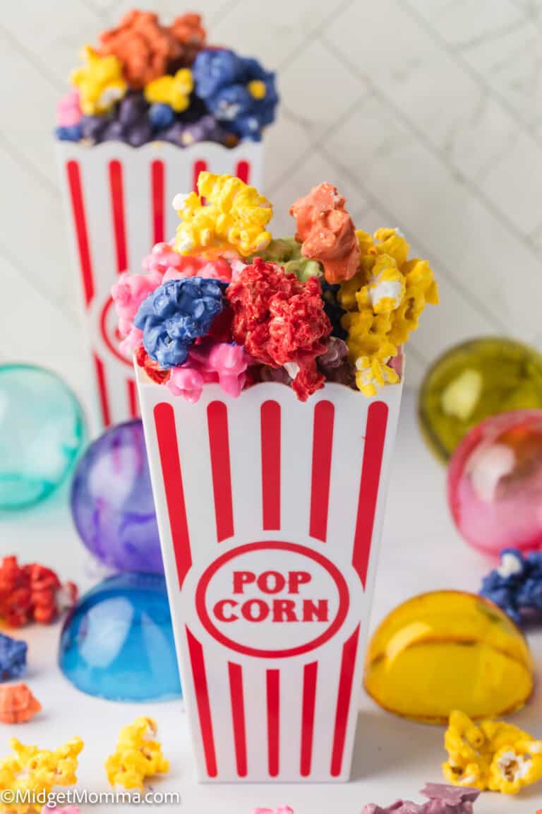 Rainbow Popcorn Recipe • MidgetMomma