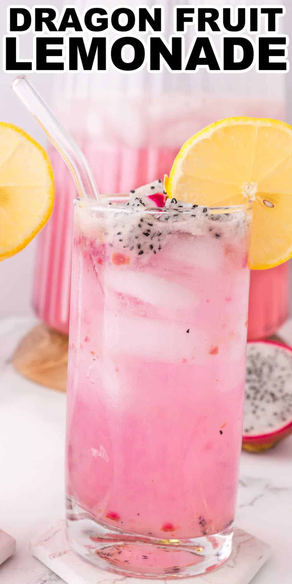 Dragon Fruit Lemonade Recipe • MidgetMomma