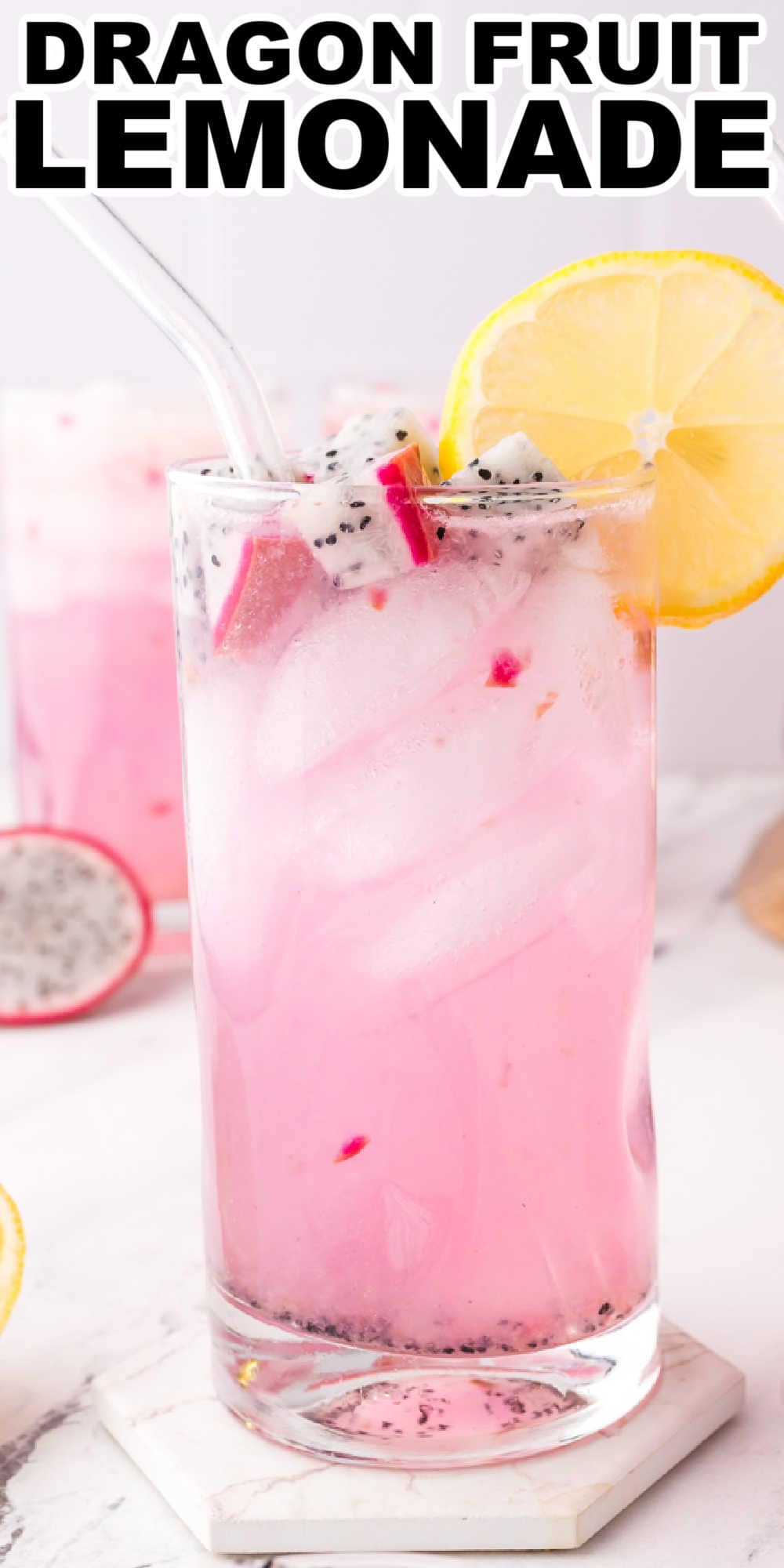 Dragon Fruit Lemonade Recipe • MidgetMomma