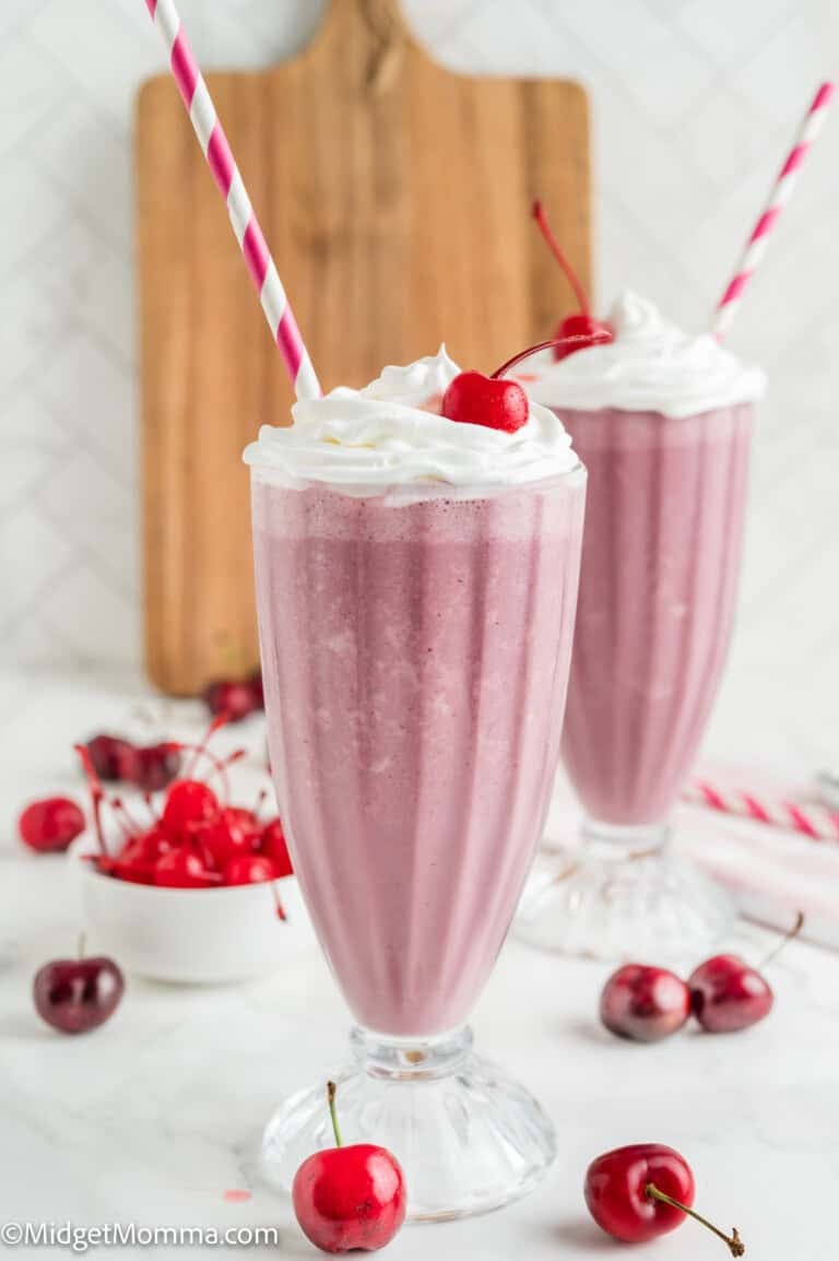 Cherry Milkshake Recipe • MidgetMomma