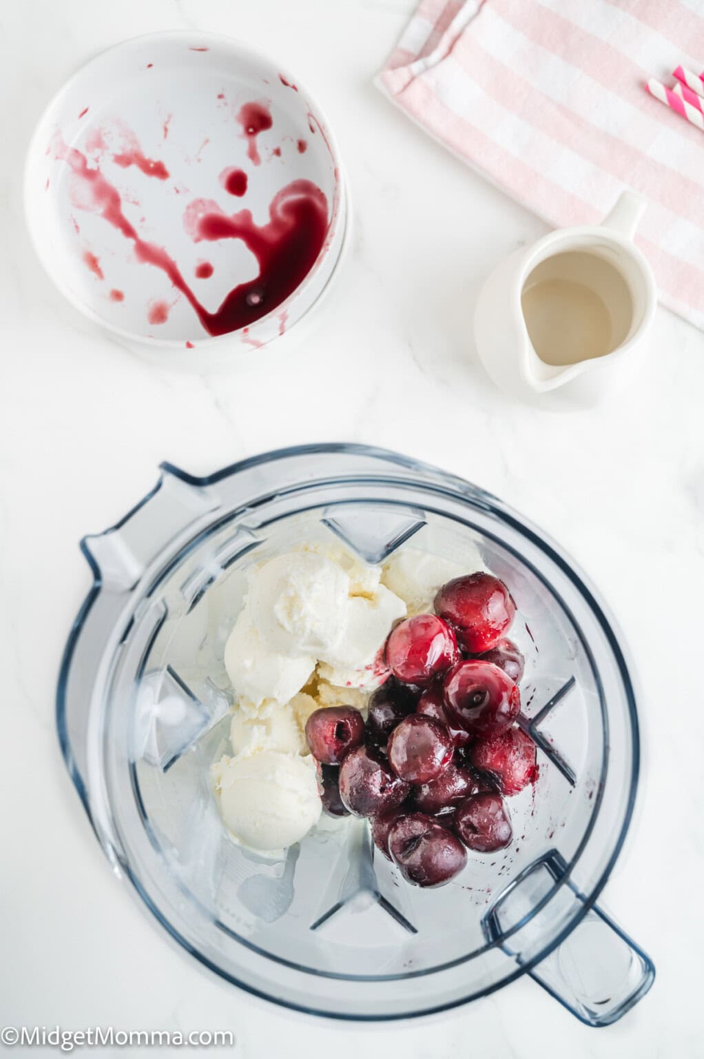 Cherry Milkshake Recipe • MidgetMomma