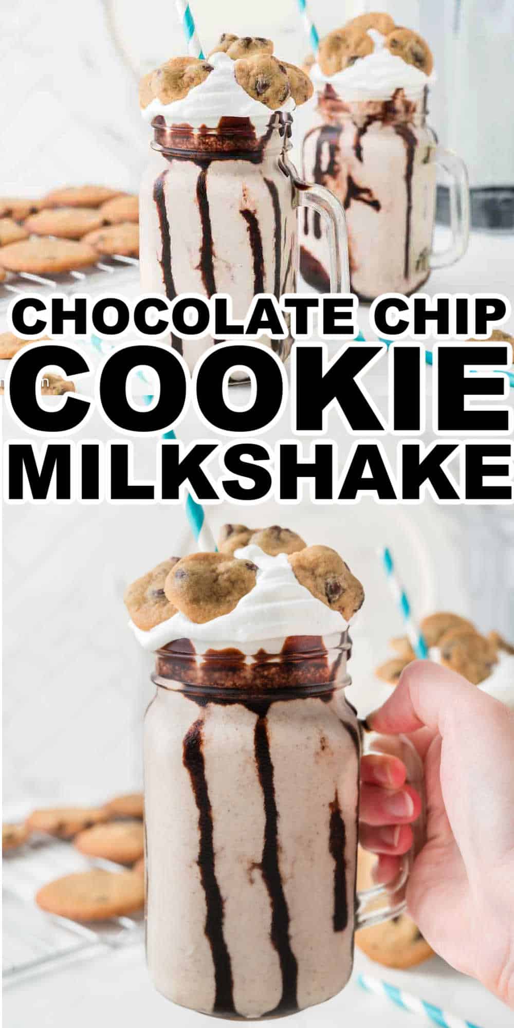 Chocolate Chip Cookie Milkshake Recipe • MidgetMomma