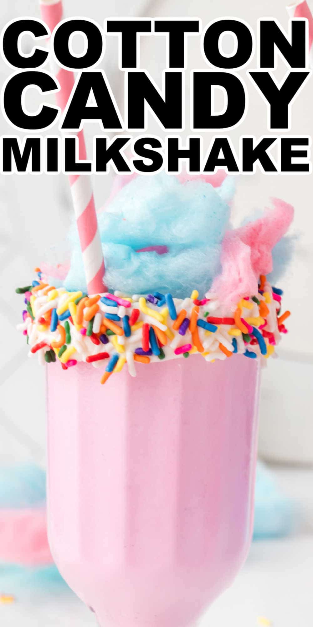 Cotton Candy Milkshake Recipe • MidgetMomma