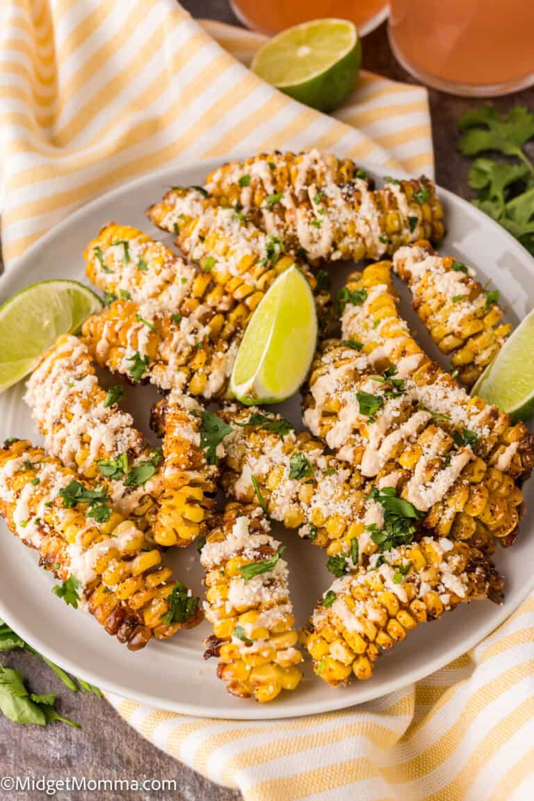 Air Fryer Elote Corn Ribs Recipe • MidgetMomma